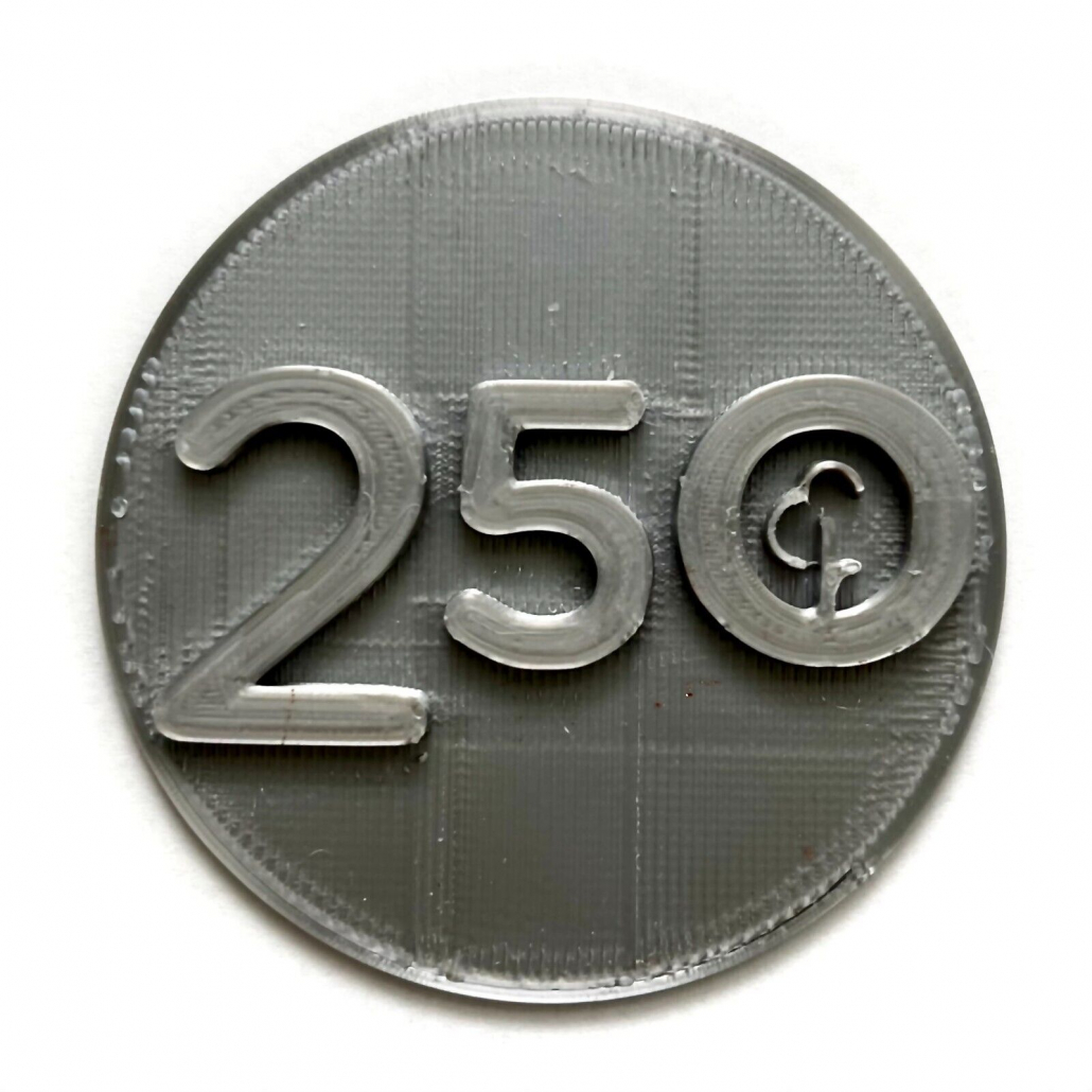 Parkrun 250 Milestone - Fondant Embosser - Triple Axis